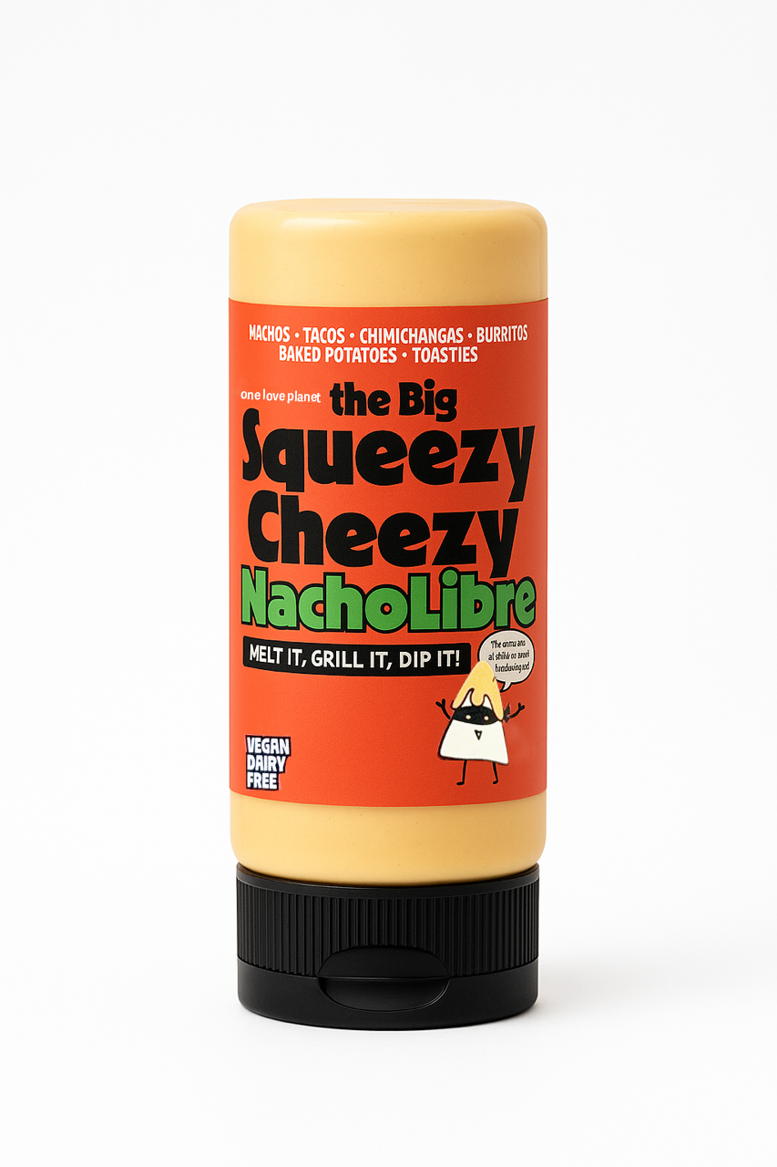 Nacho Libre squeezy cheezy – One Love Planet